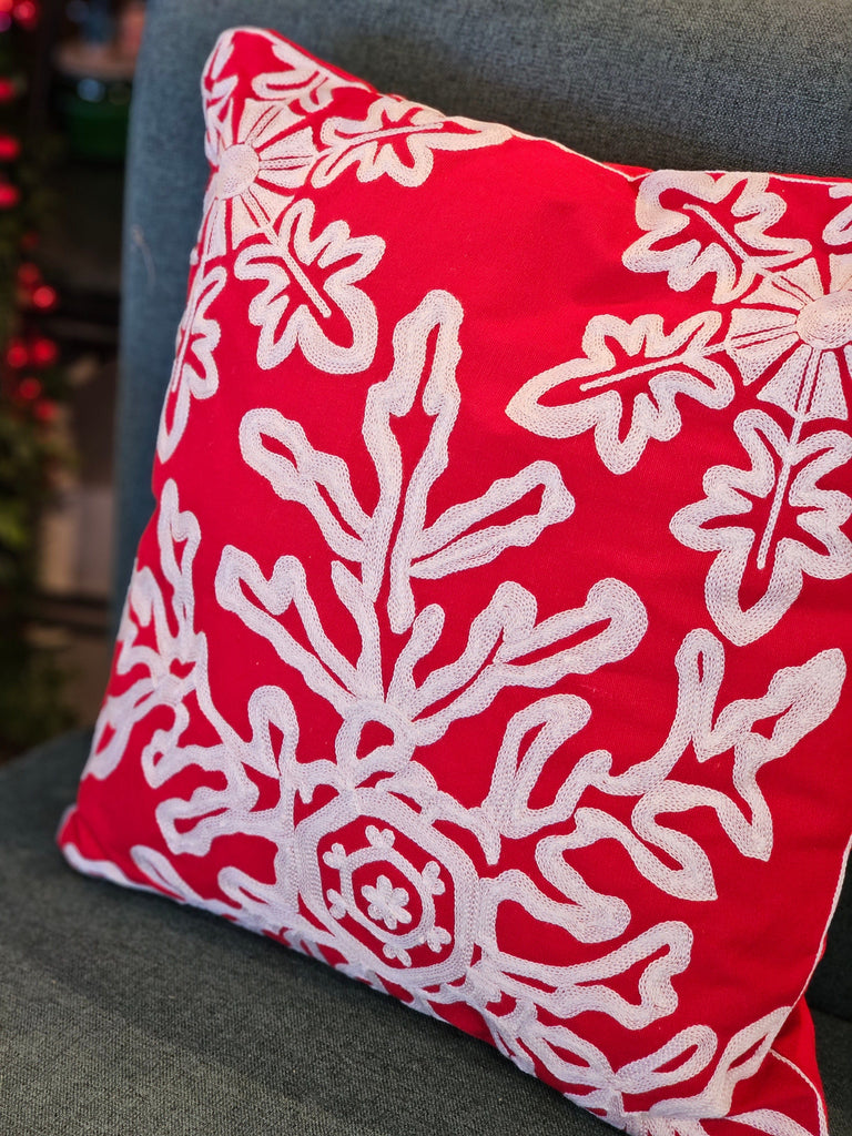 Snowflake Cushion – Haven & Space Berry