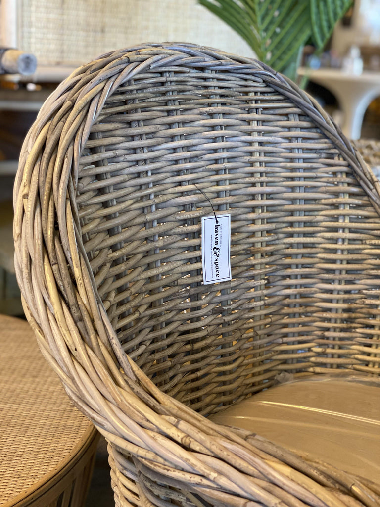Kubu Rattan Armchair – Haven & Space Berry